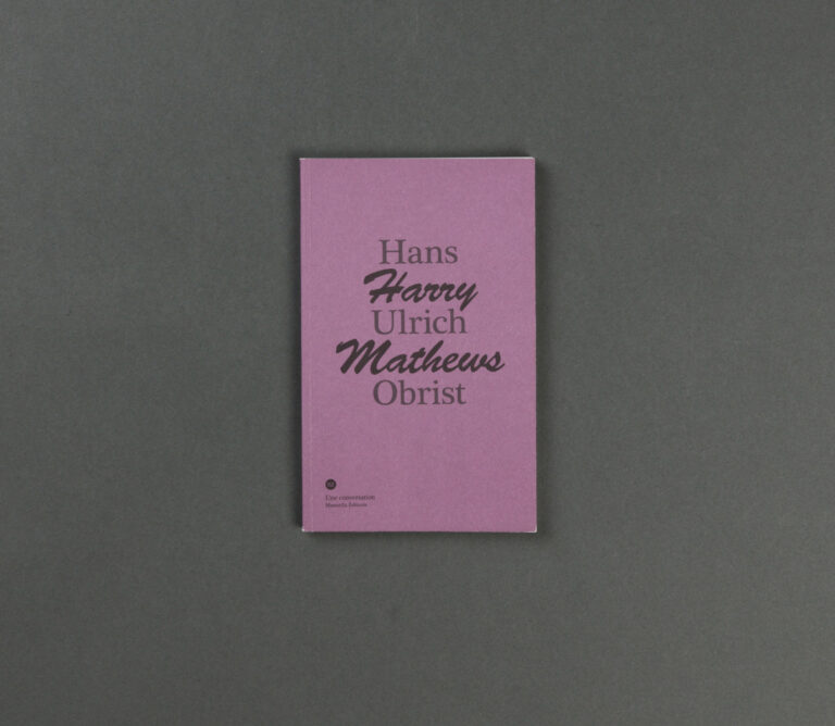 Conversation avec Harry Mathews - Manuella Éditions